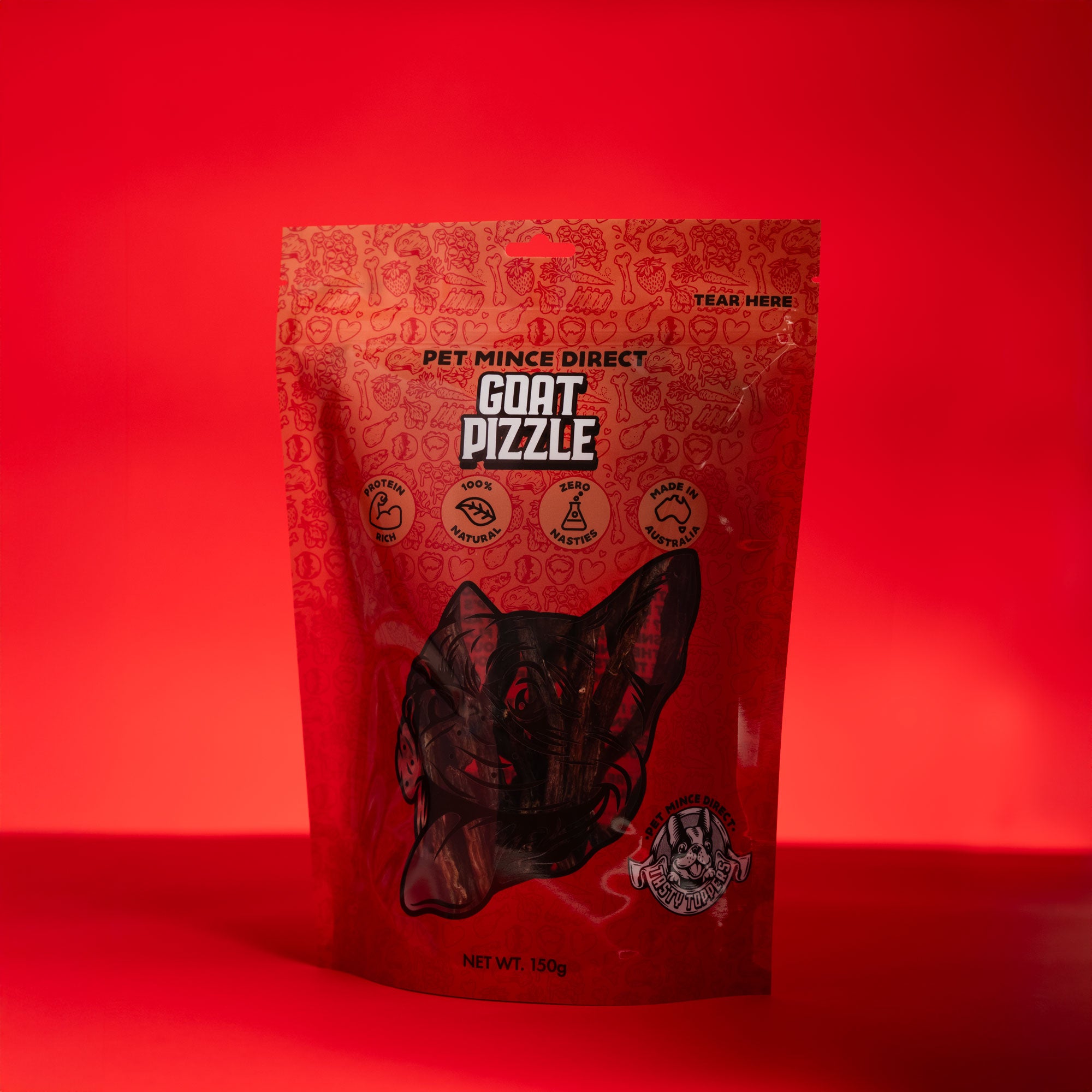 DEHYDRATED GOAT PIZZLE – Pet Mince Direct