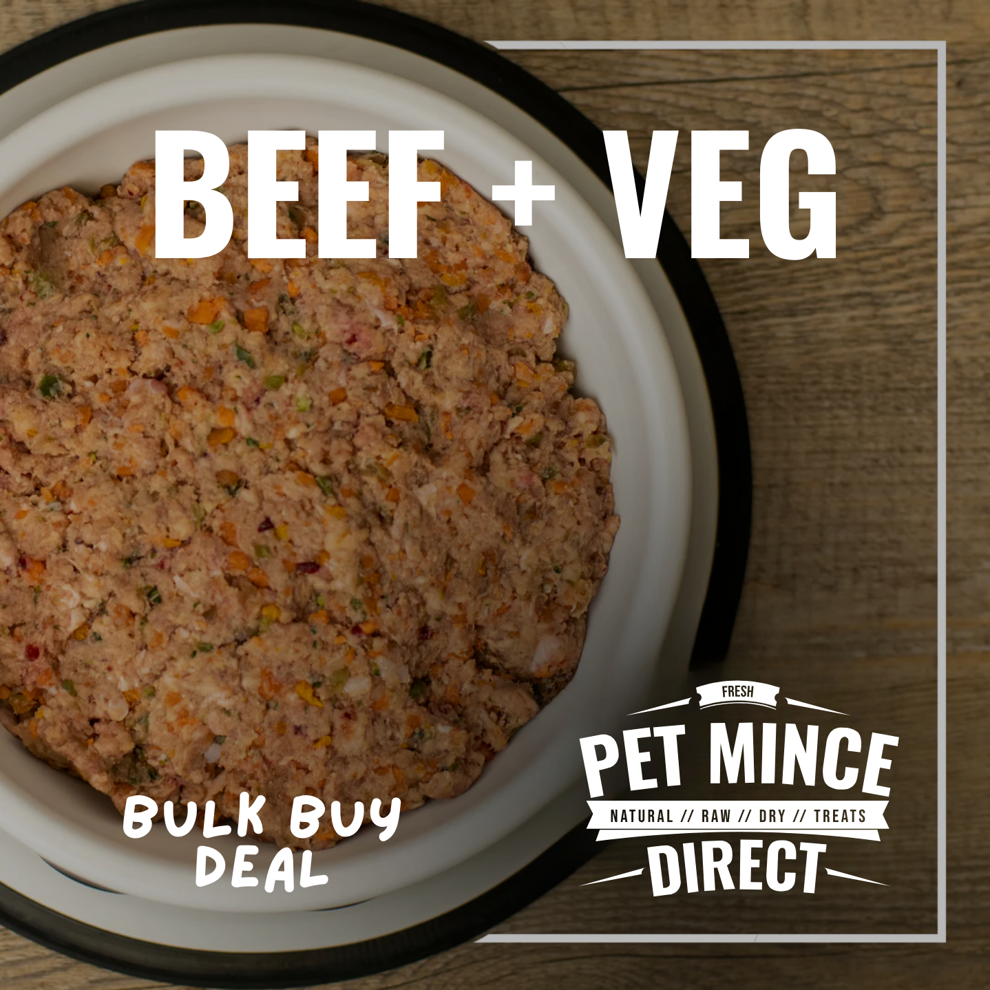 BEEF + VEG MINCE | BULK BUY – Pet Mince Direct